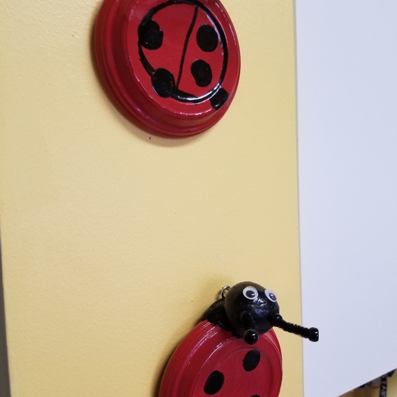 Wall Decor | Very Cute Handcrafted Lady Bug Wall Decor | Poshmark